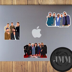 NSYNC Reunited Fan Art Stickers: 90s Boyband Decals - Etsy