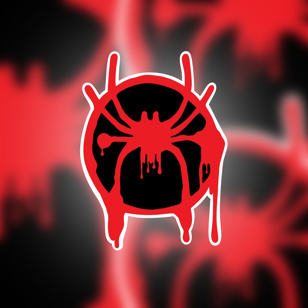 Miles Morales Symbol, Spider-man: Across the Spider-verse Sticker ...