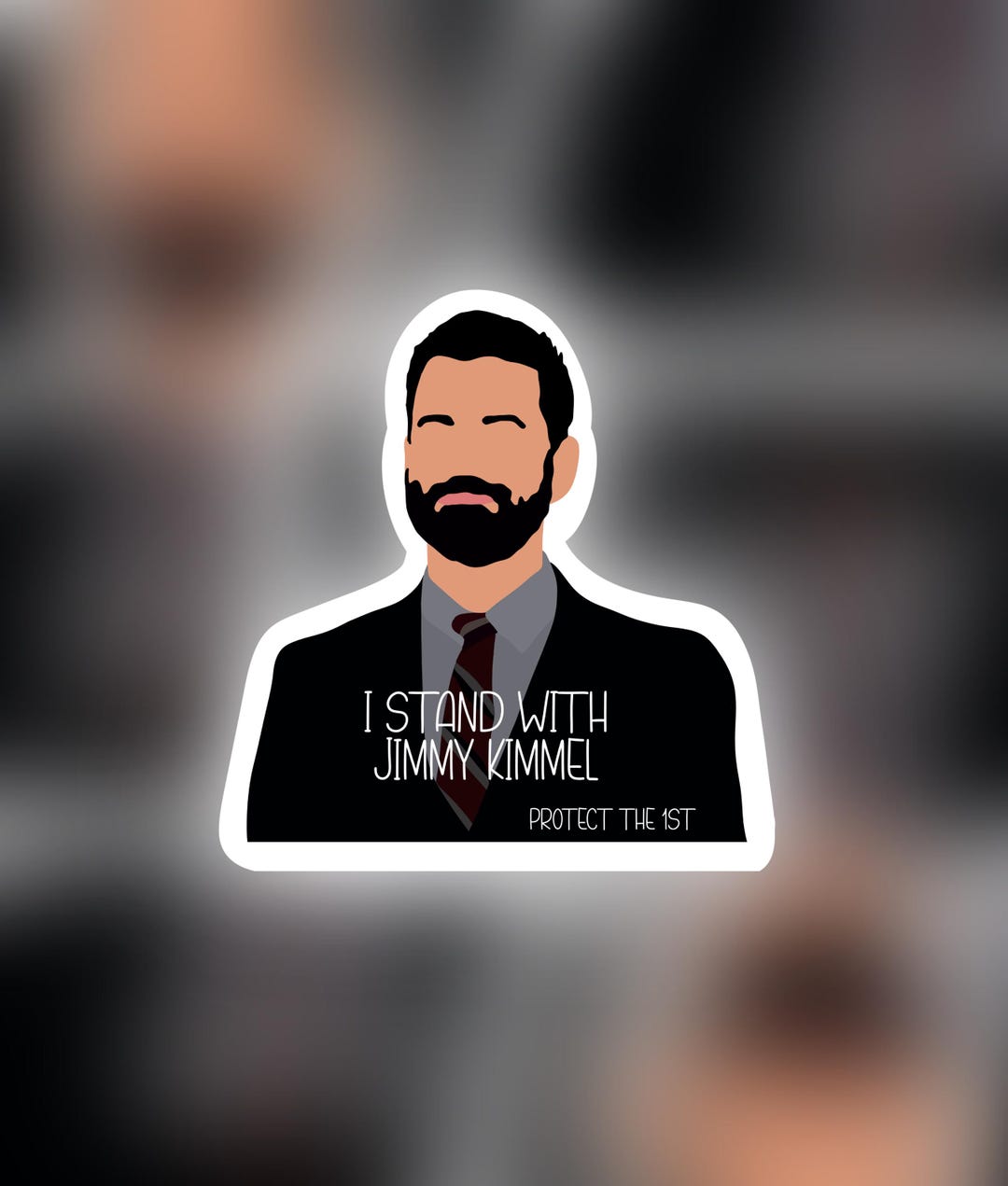 I Stand With Jimmy Kimmel and Protect the First Amendment- Waterproof ...