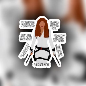 Black Widows Stickers, Black Widow Quotes, Natasha Romanoff, Yelena ...