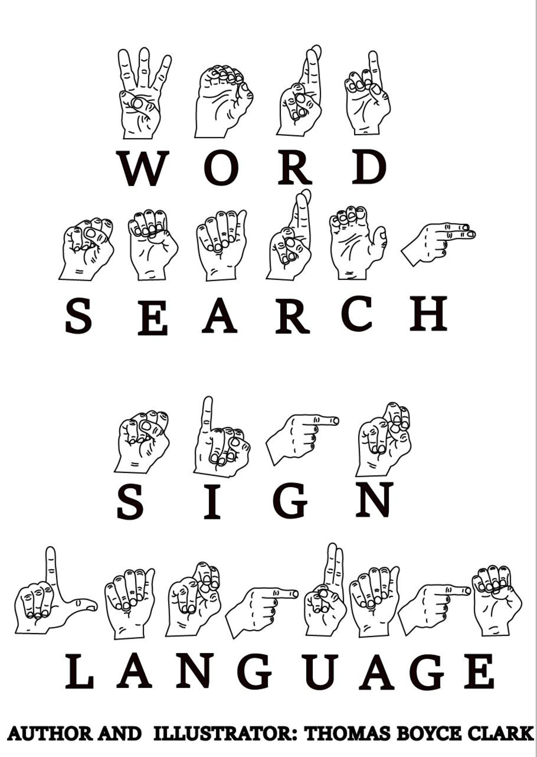 Digital ASL Word Search - Realistic Font - Etsy