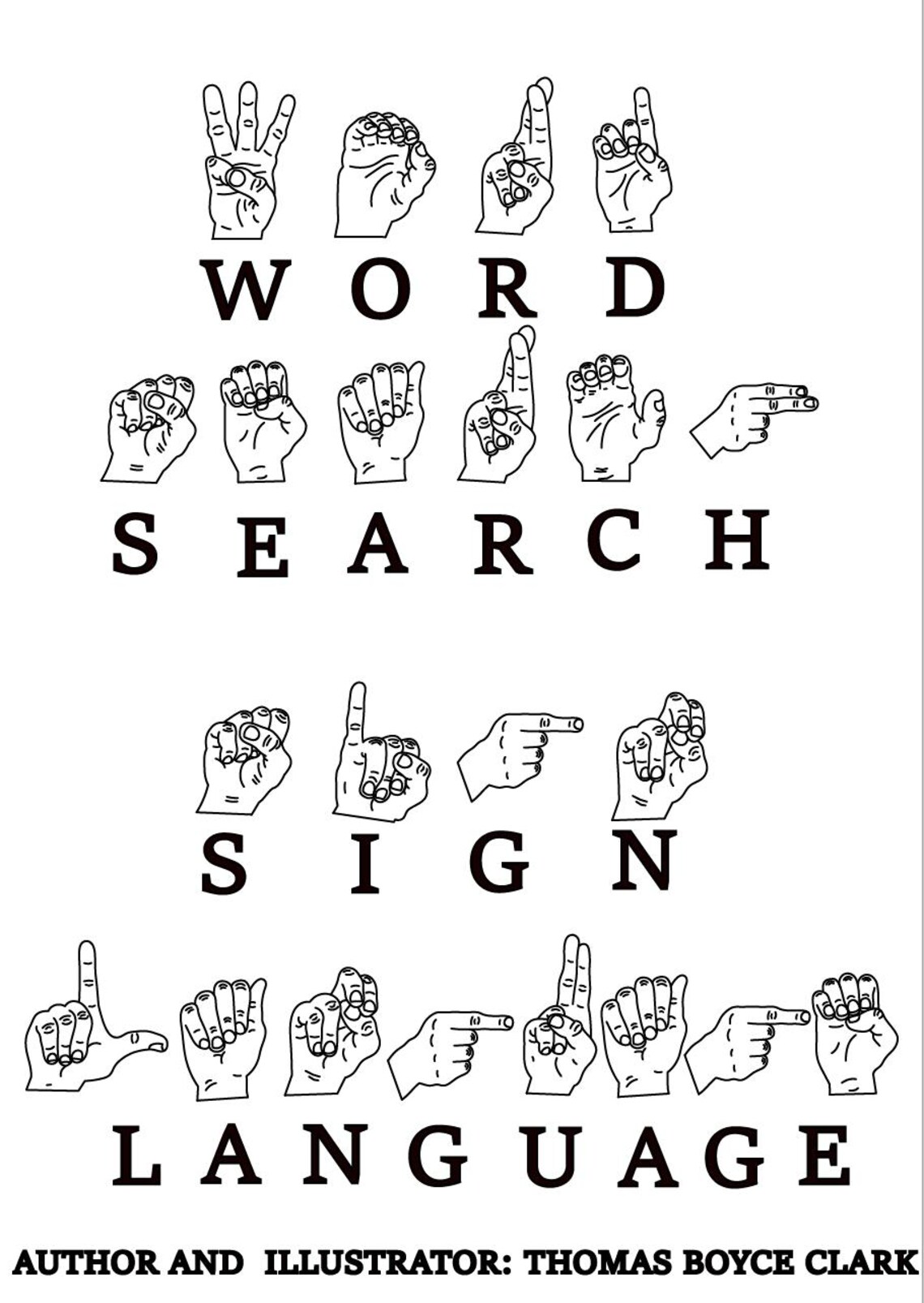 Digital ASL Word Search - Realistic Font - Etsy