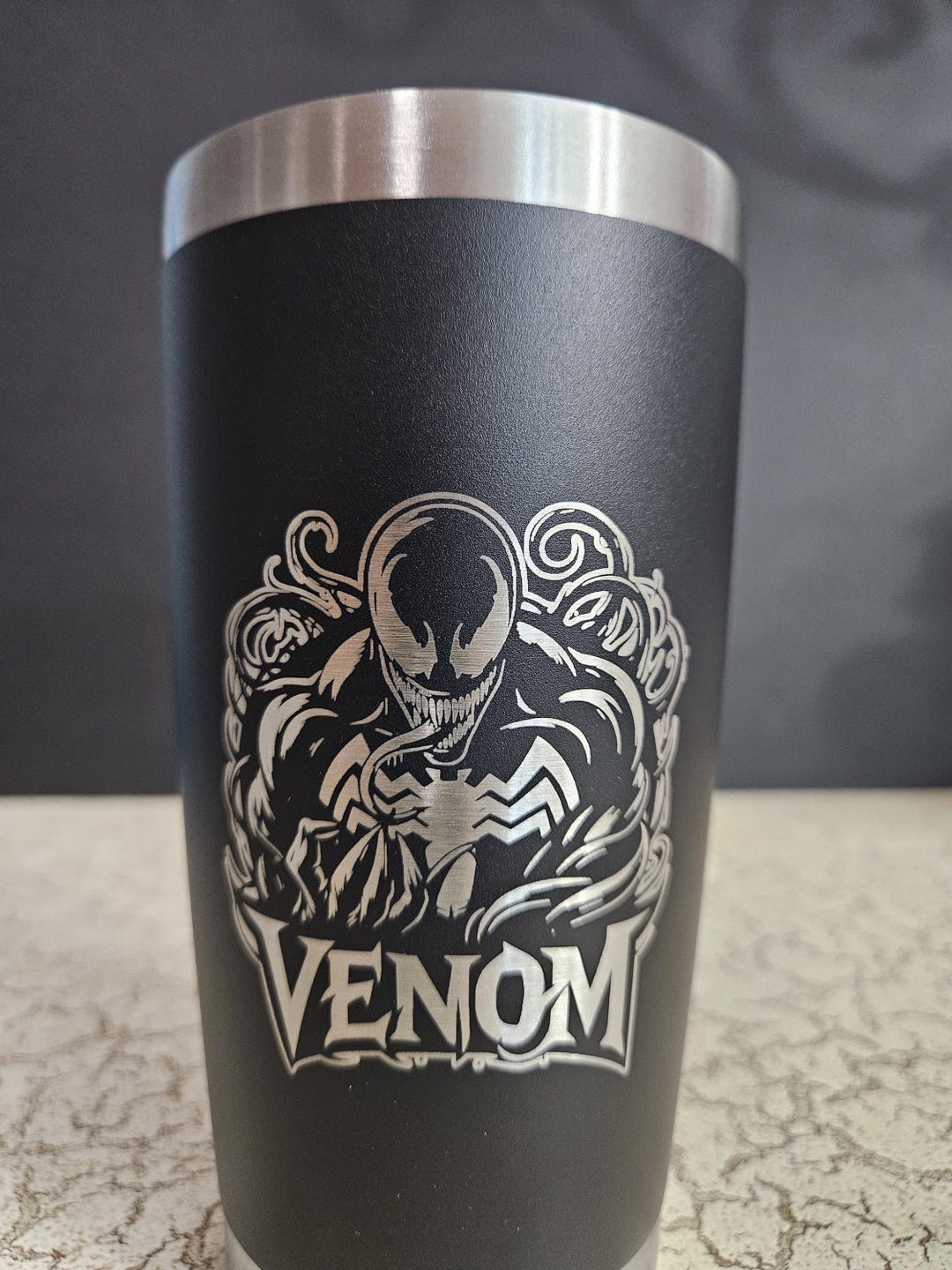 20oz Venom Symbiote, Stainless Steel Tumbler With Lid, Double Wall ...