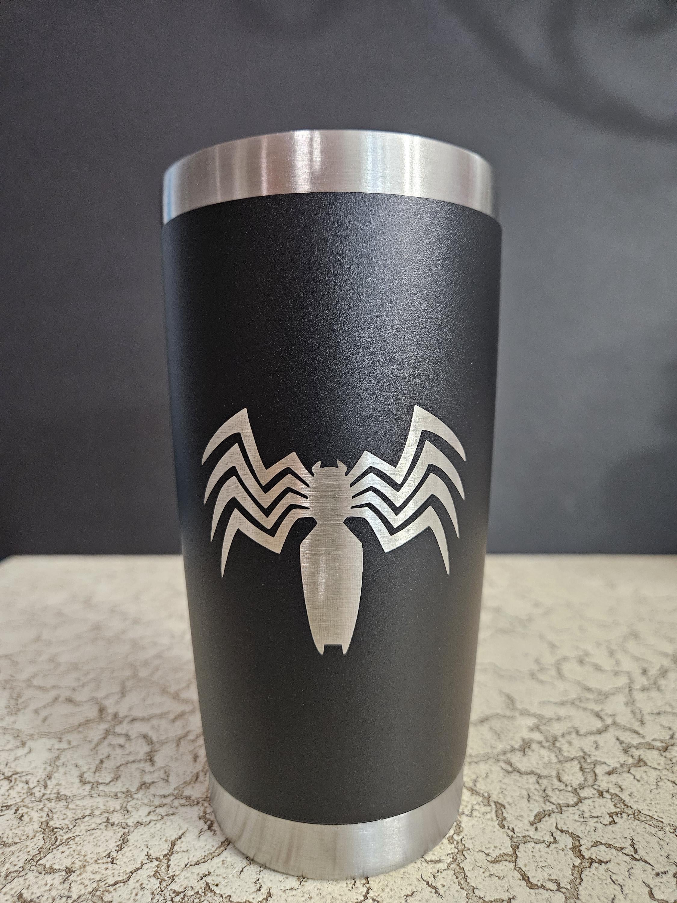 20oz Venom Symbiote, Stainless Steel Tumbler With Lid, Double Wall ...