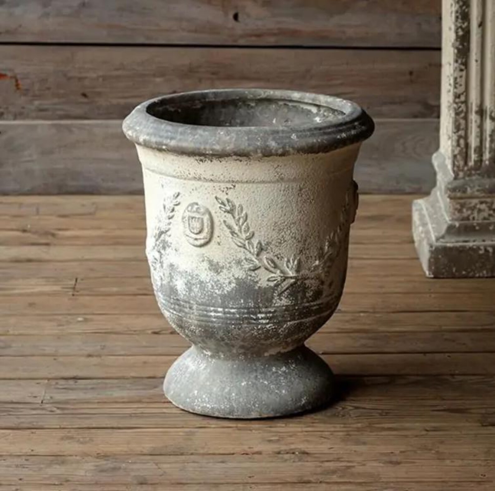 Antique French Provincial Aged Planter - Etsy