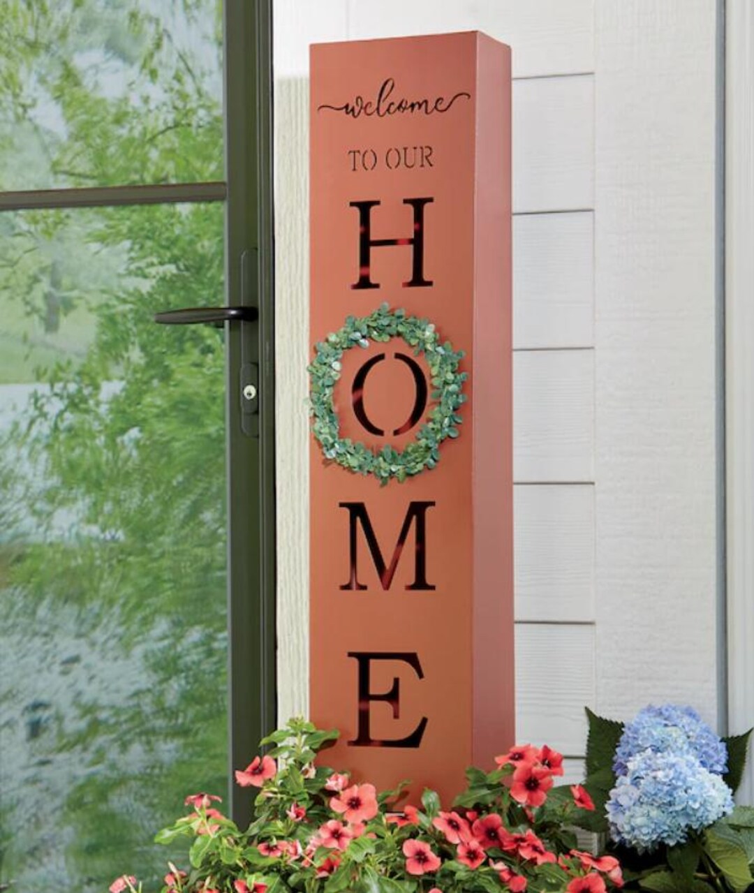 Vintage Solar Welcome to Our Home Sign - Etsy
