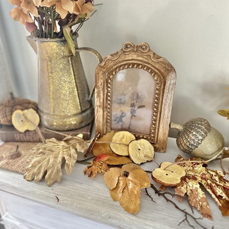 Vintage Decorative Apple Slice Garland - Etsy