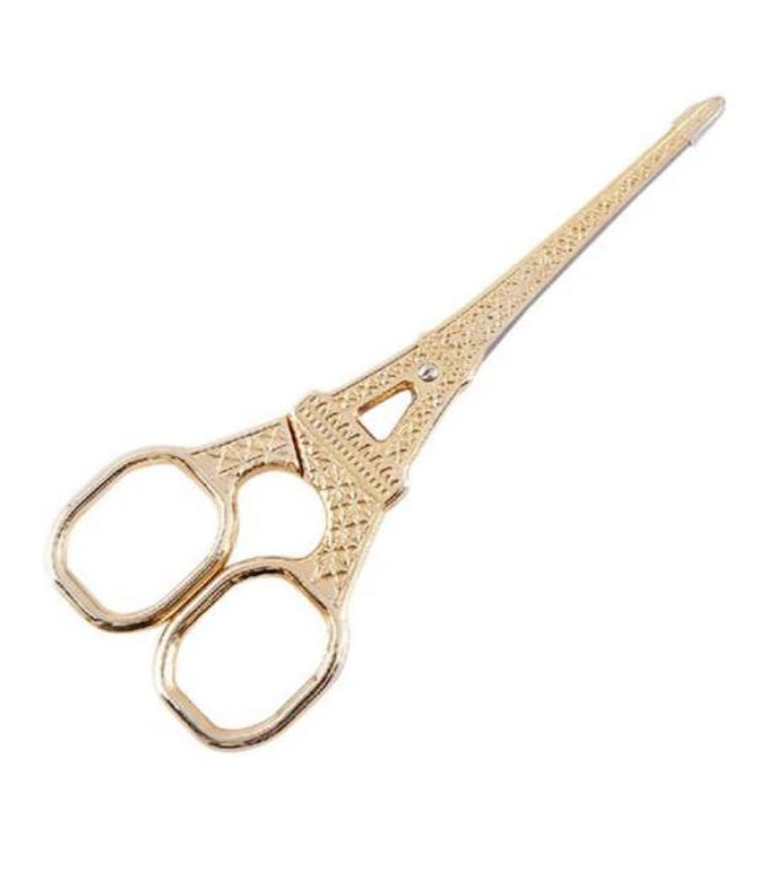 Vintage Eiffel Tower Gold-tone Scissors - Etsy