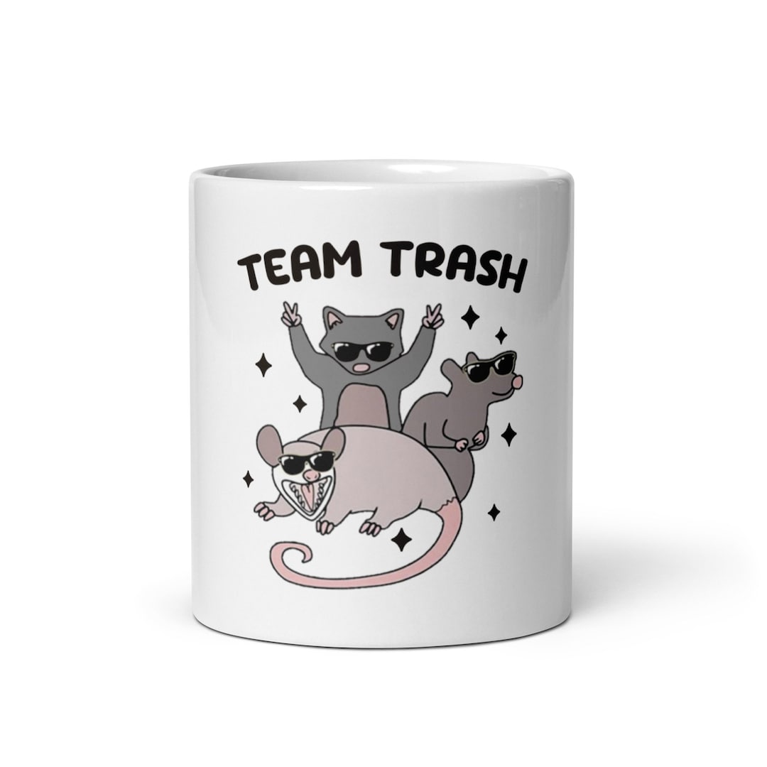 Team Trash Raccoon Possum Rat Mug - Etsy
