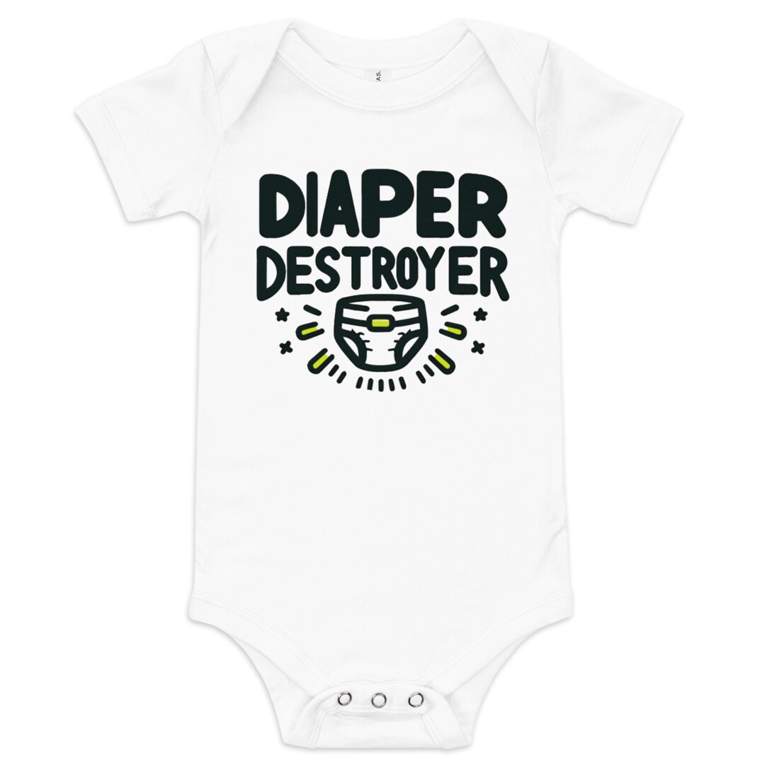 Hilarious 'diaper Destroyer' Baby Onesie - the Ultimate Outfit for ...