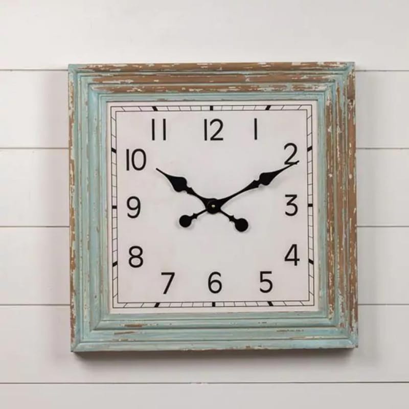 Distressed Clock - Etsy