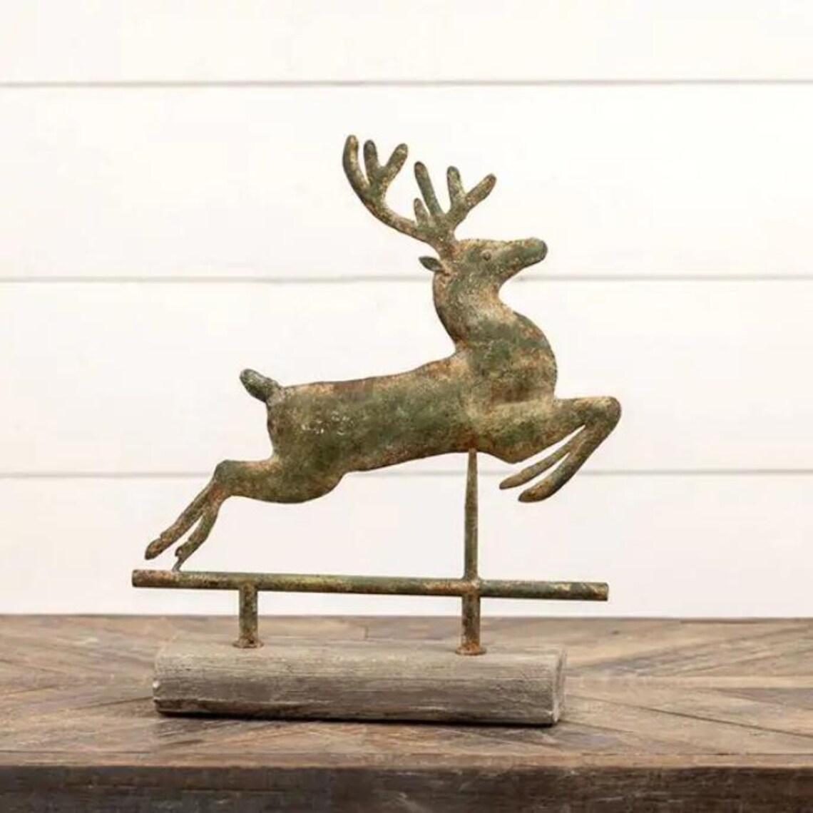 Vintage Leaping Deer Tabletop Decor - Etsy