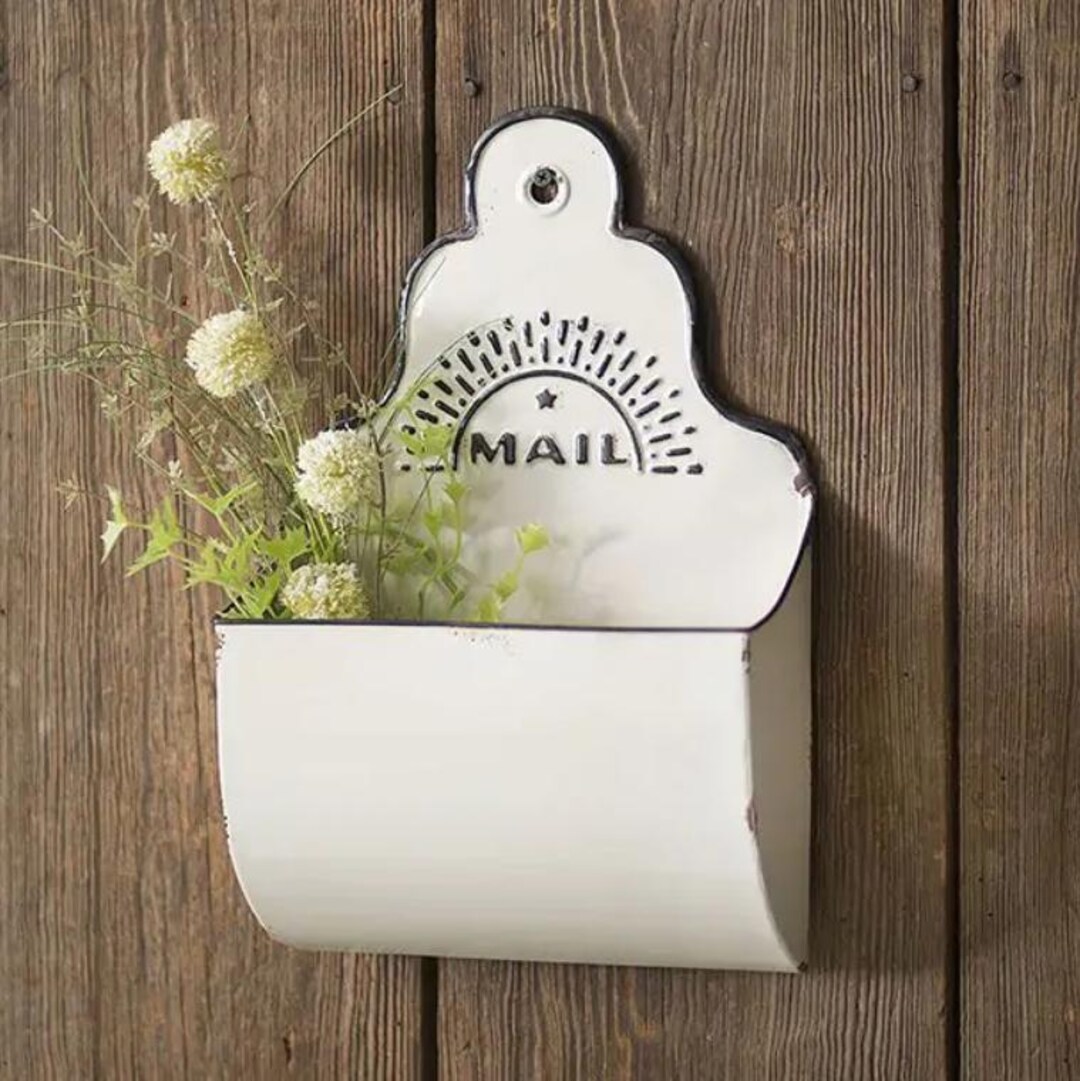 Antique Sunshine Hanging Mail Bin - Etsy