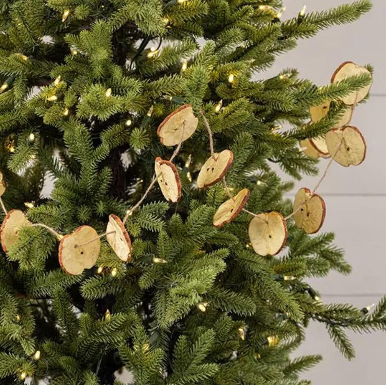 Vintage Decorative Apple Slice Garland - Etsy
