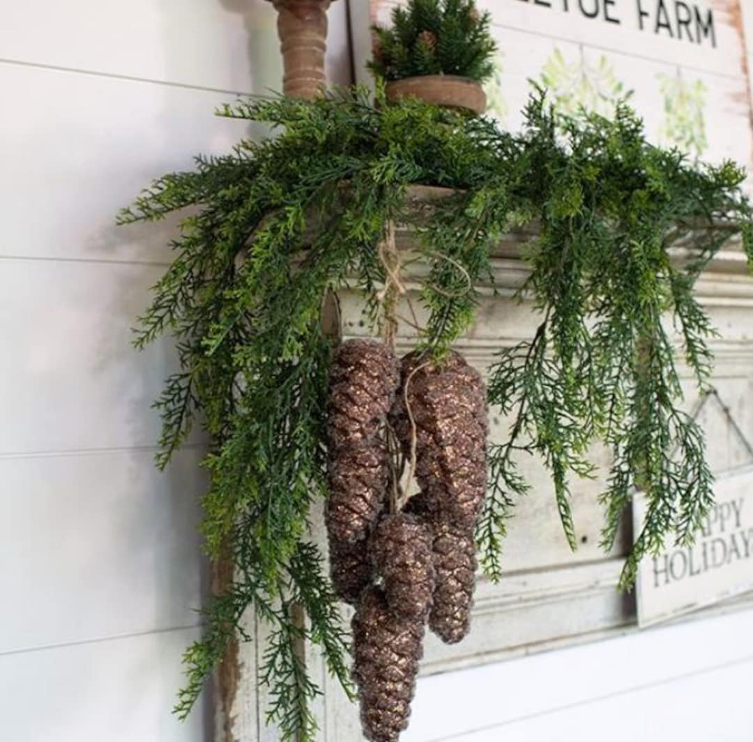Vintage Weeping Decorative Red Cedar Bush - Etsy