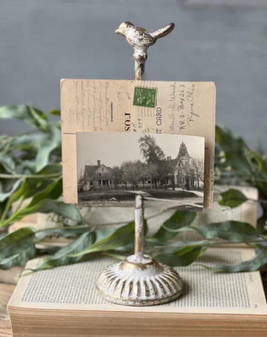 Antique Finch Finial Stand - Etsy