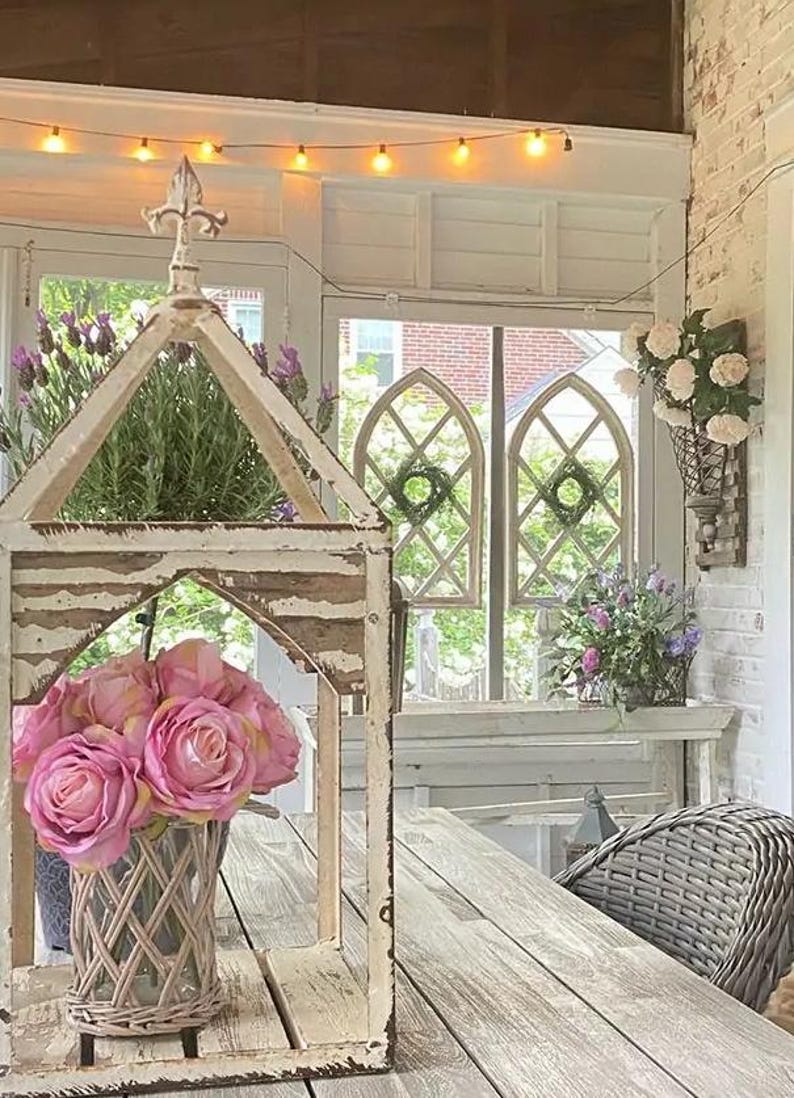 Vintage Rustic Church Lantern - Etsy