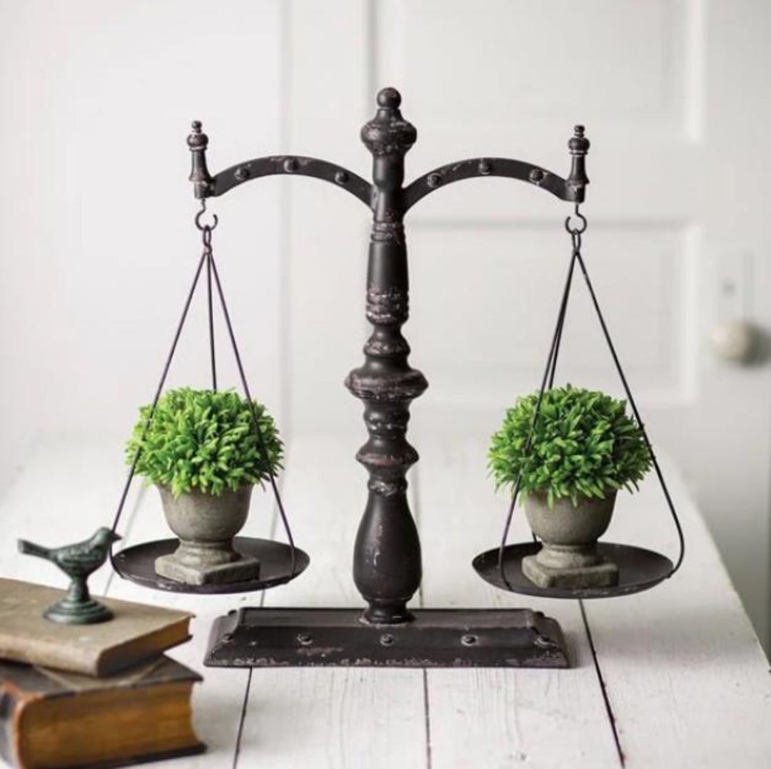 Antique Decorative Double Scale - Etsy