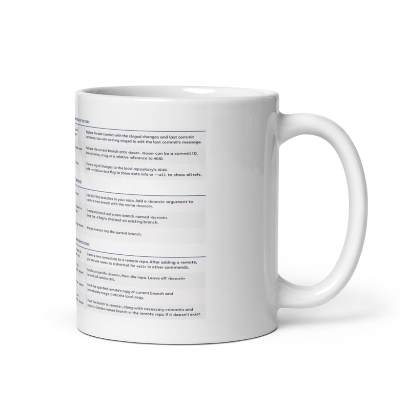 Git Cheat Sheet Developer Programming Gitlab Github Program Cheat Sheet Programmer Mug 0818