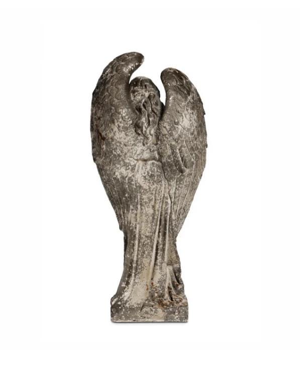 Antique Garden Tariel Angel Statue - Etsy