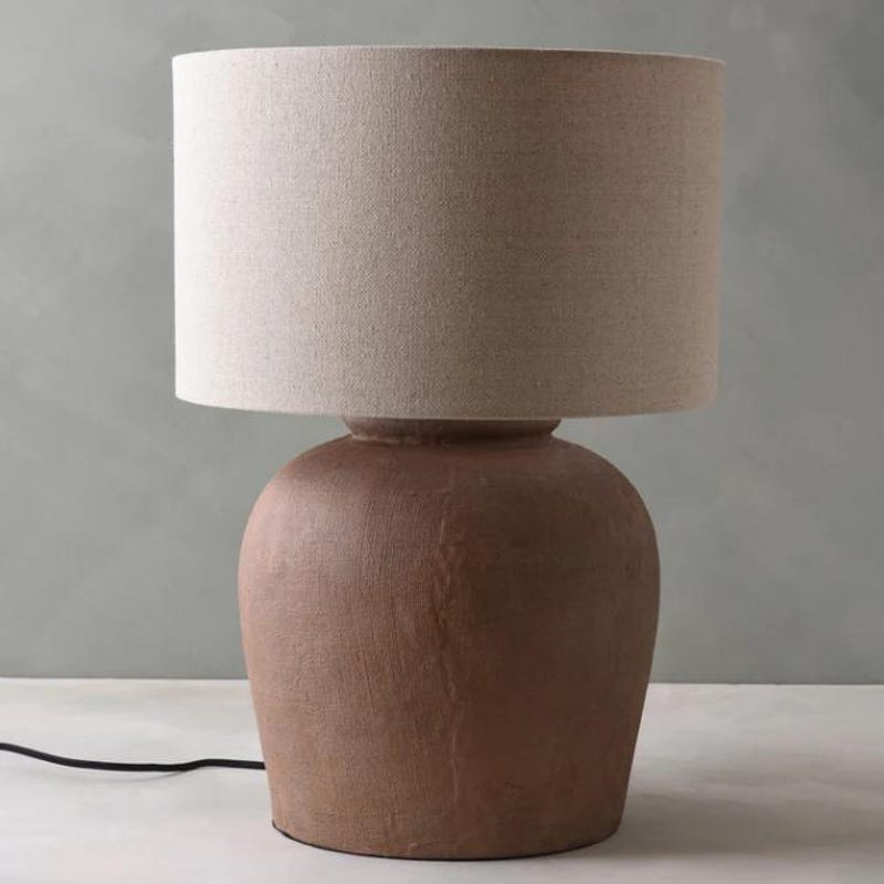 Terracotta Lamp - Etsy
