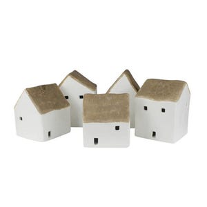 Vintage Ceramic Cottages Set - Etsy
