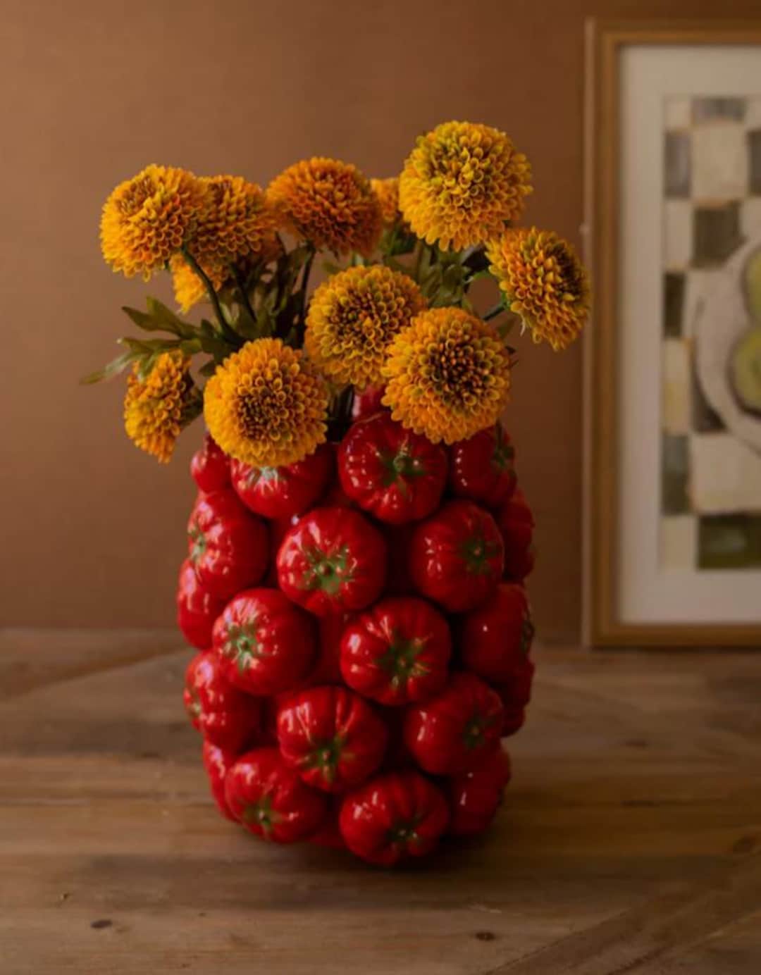 Vintage Ceramic Tomato Vase - Preorder - Etsy