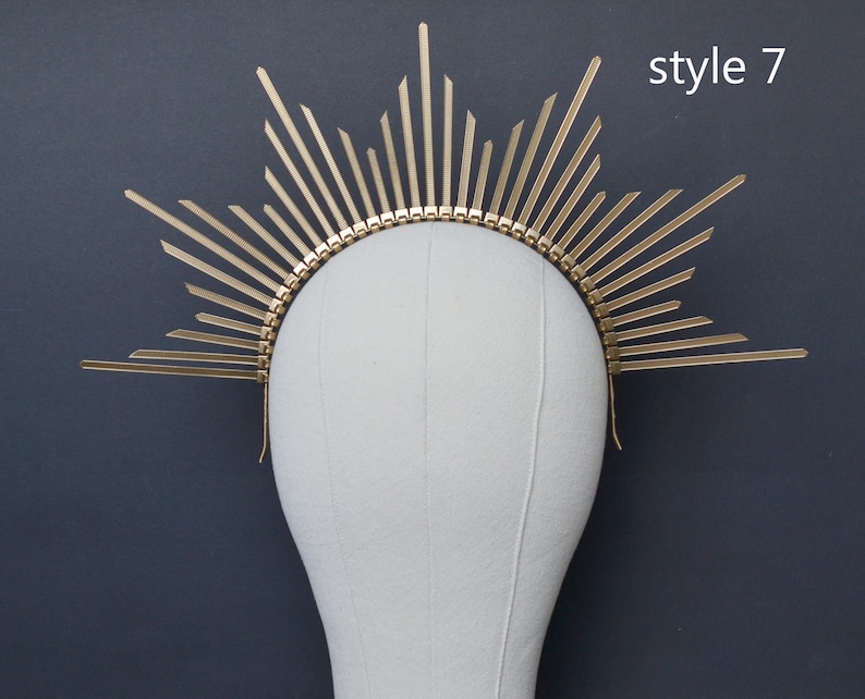 Halo Crown Headpiece Sun Goddess Crown Angel Halo Headband Sun | Etsy