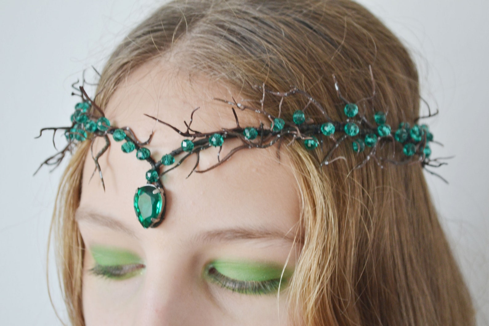 Elven Crown Black Gothic Wedding Crown Fairy Crown Elf | Etsy