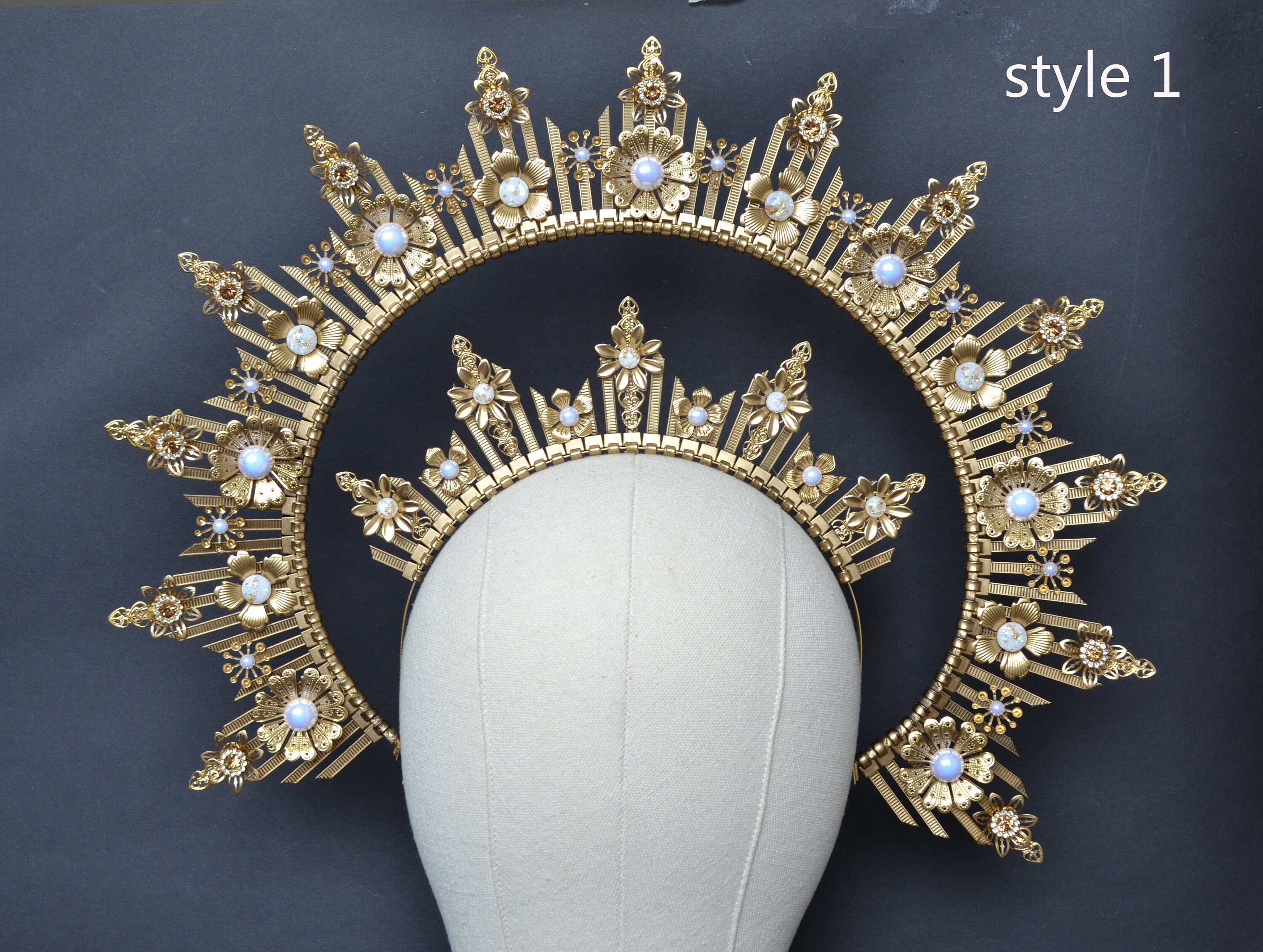 Goddess Crown Sun Halo Crown Headpiece Sunburst Crown Sun | Etsy