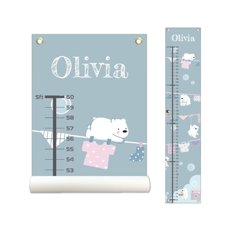 Growth Chart Girl - Etsy