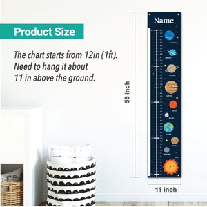 Planet, Personalized Growth Chart, Height Chart, Kids Growth Chart ...
