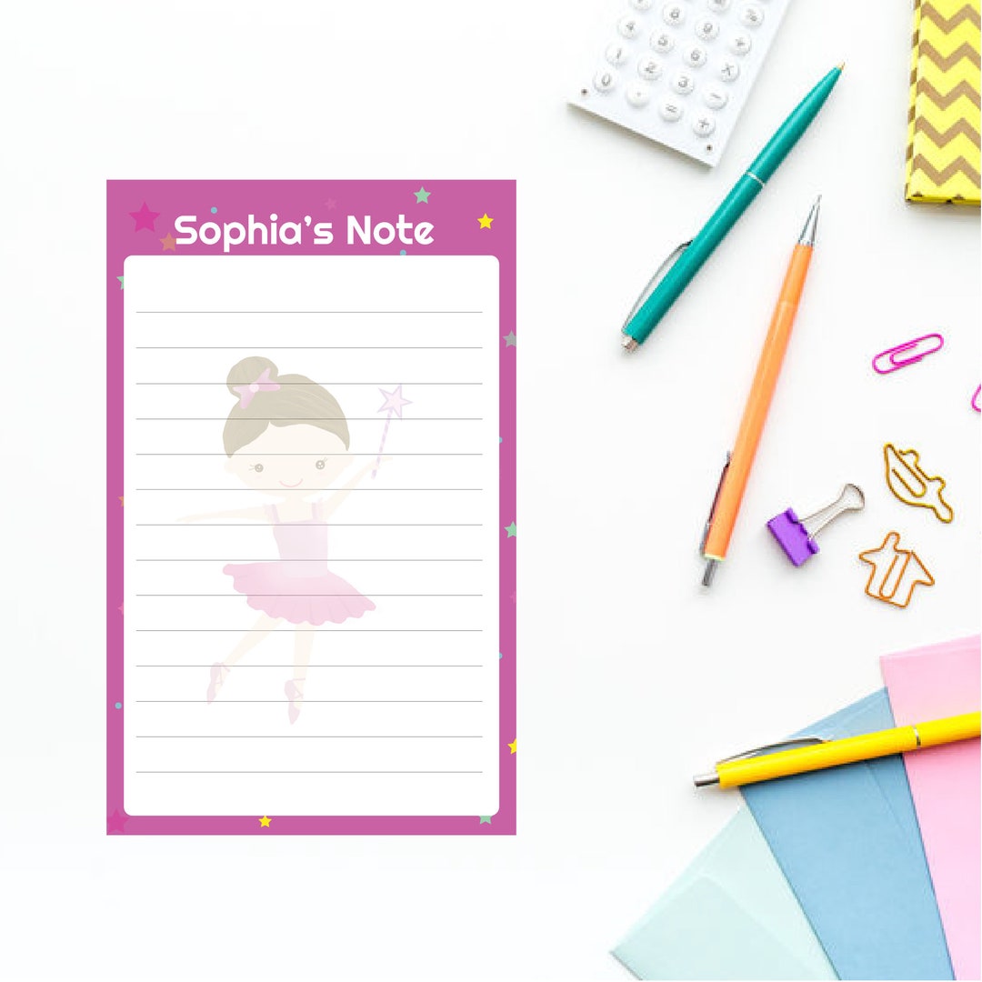 Personalized Kids Notepad | Customized Kids Notepad | Kids Note Pad ...