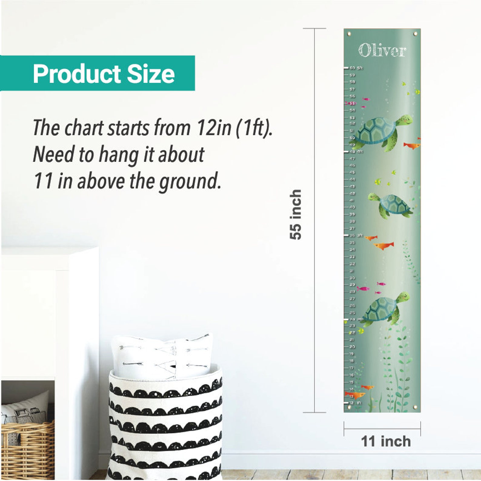 Personalized Growth Chart, Height Chart, Kids Growth Chart, Boy Height ...
