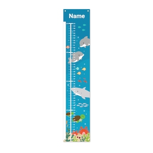 Ocean, Personalized Growth Chart, Height Chart, Kids Growth Chart ...