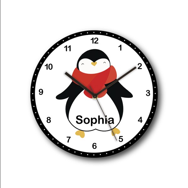 Penguin Clock - Etsy