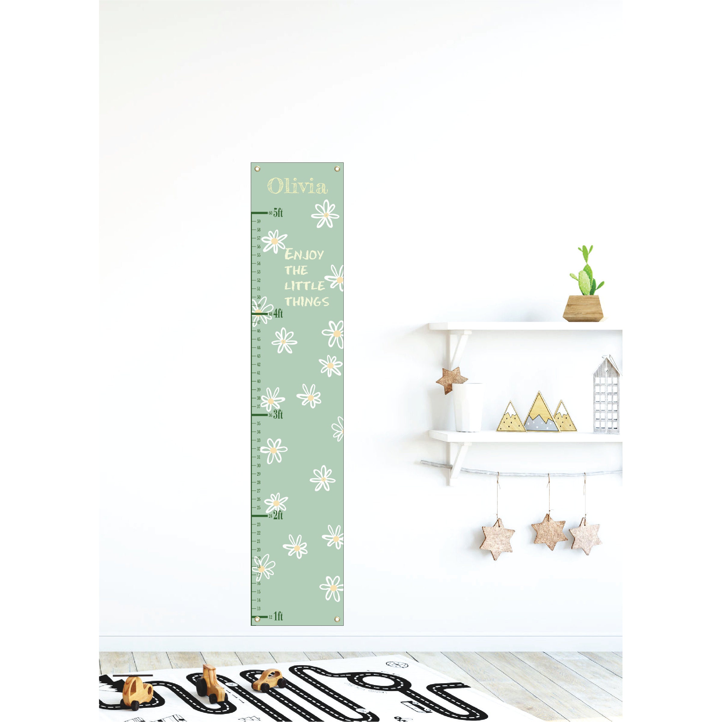 Personalized Growth Chart, Height Chart, Kids Growth Chart, Growth ...