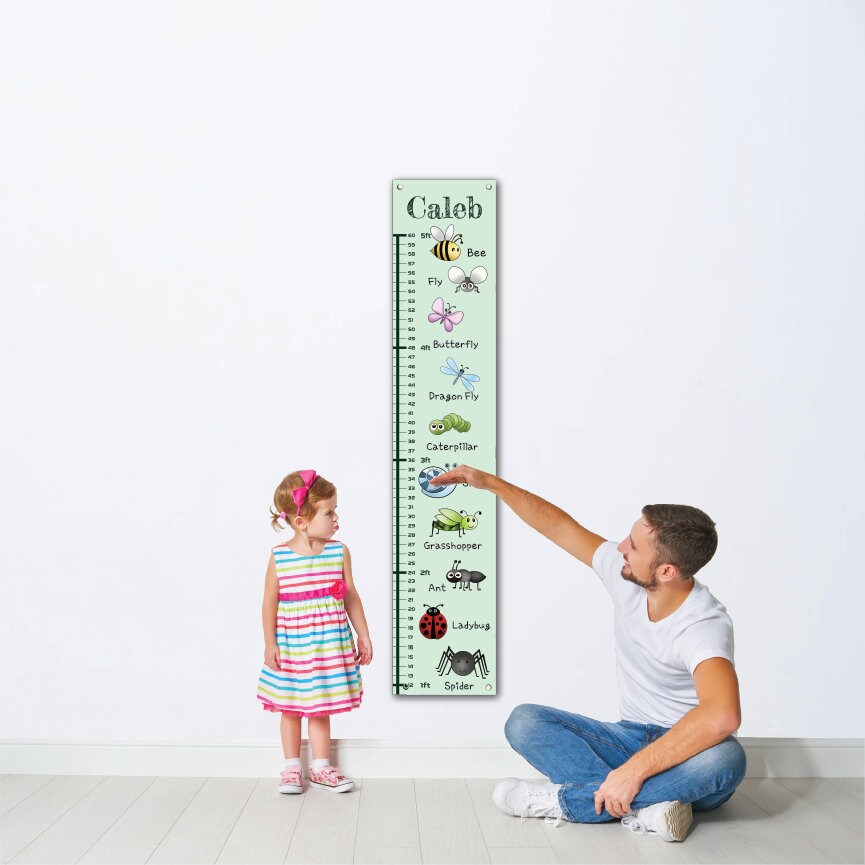 Personalized Growth Chart Height Chart Kids Growth Chart | Etsy