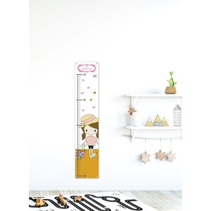 Personalized Growth Chart, Height Chart, Kids Growth Chart, Cute Growth ...