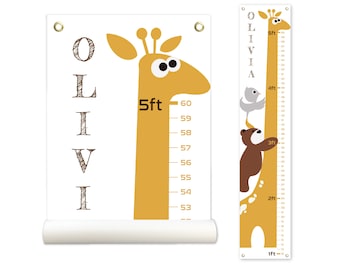 Giraffe Growth Chart - Etsy