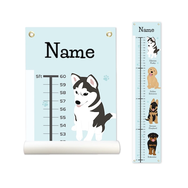 Personalized Growth Chart Dog - Etsy