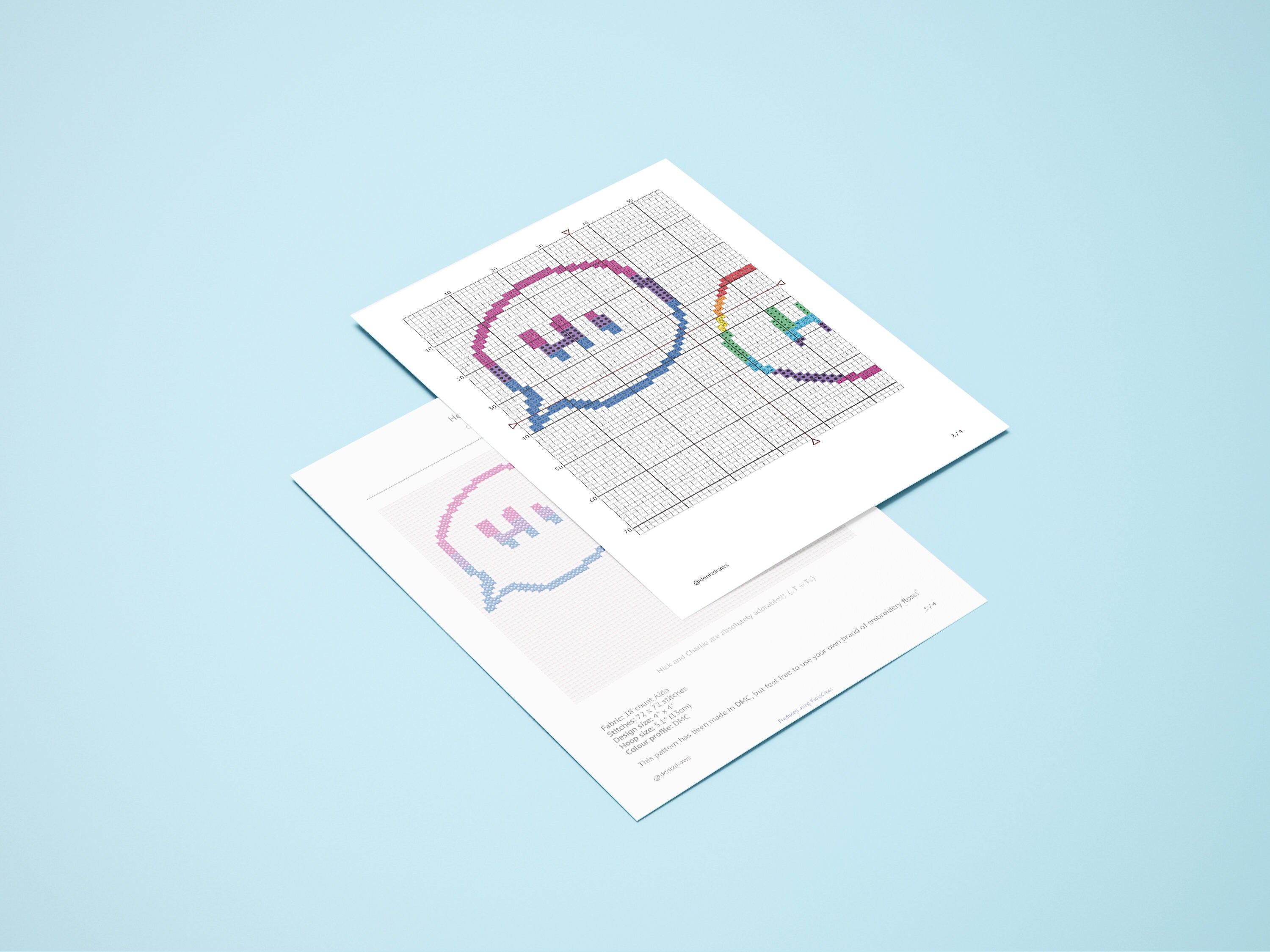 Heartstopper hi Cross-stitch Pattern | Etsy