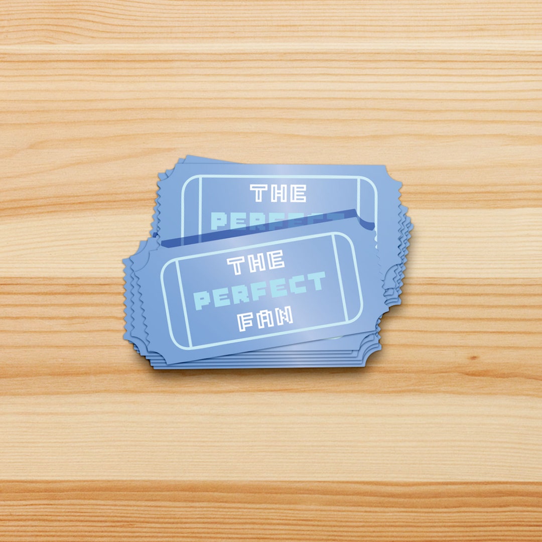 The Perfect Fan Backstreet Boys Inspired Sticker - Retro Ticket Design ...