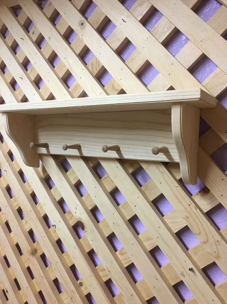 Shaker Peg Rack Coat Rack Hat Rack Entry Way Rack Shaker - Etsy