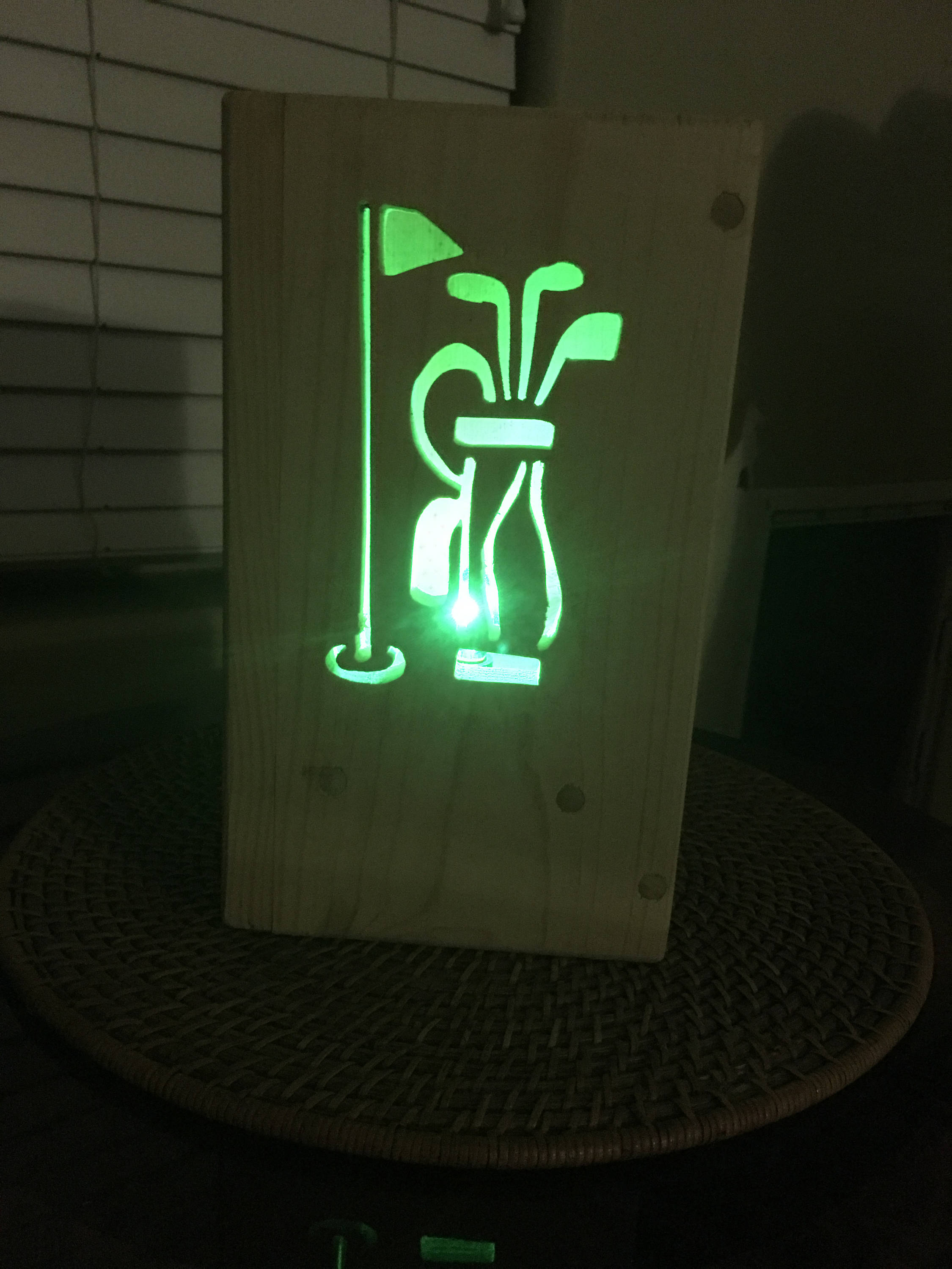 Golf Luminary Home Decor Night Light Lamp Golf Lightbox - Etsy UK