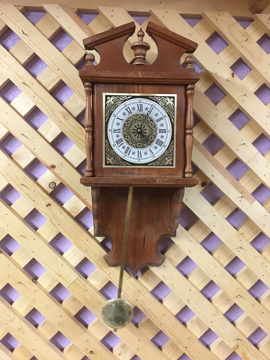 Clock Vintage Pendulum Clock Time Piece Clocks Wall - Etsy