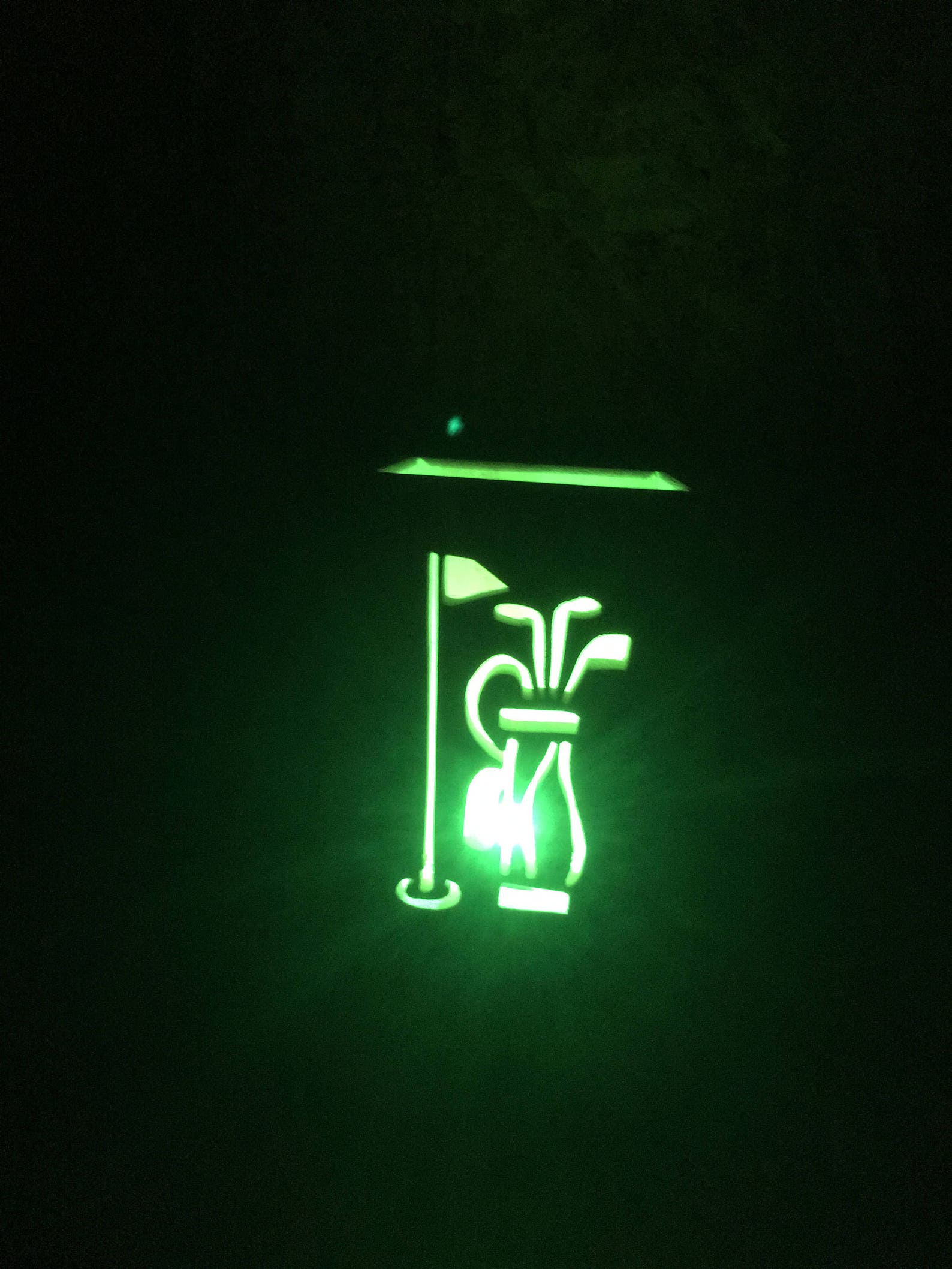 Golf Luminary Home Decor Night Light Lamp Golf Lightbox - Etsy UK