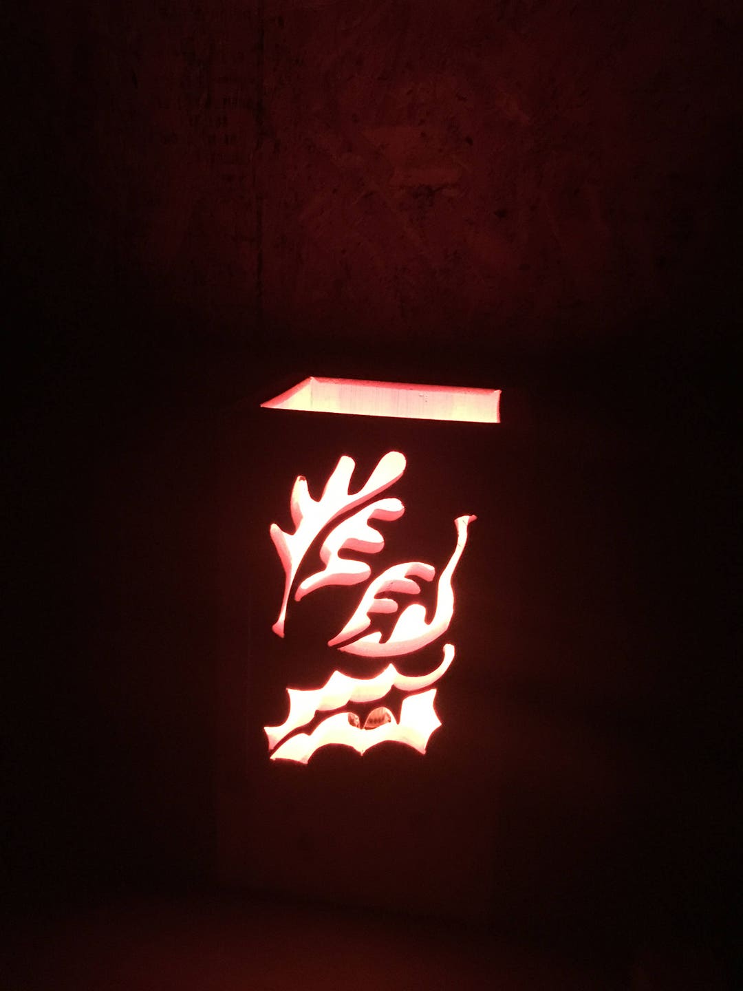 Luminary, Falling Leaves, Night Light, Falling Leaves Light Box, Lamp ...