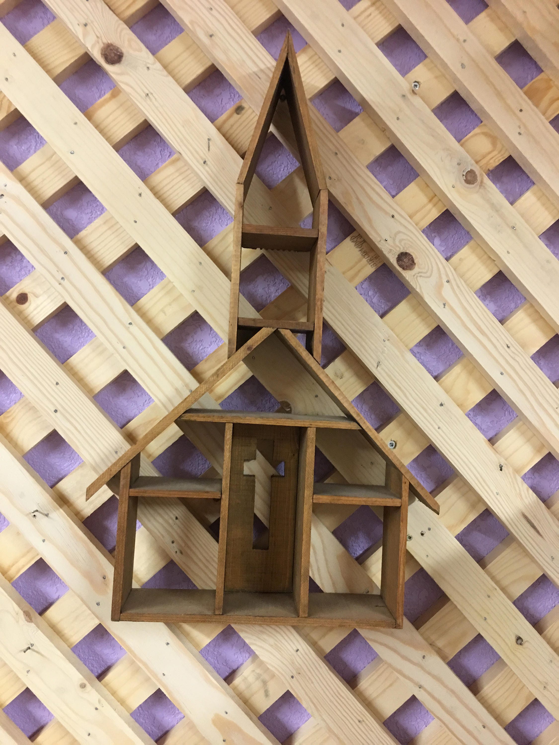 Shadow box Church Wall decor Collectibles Handmade | Etsy