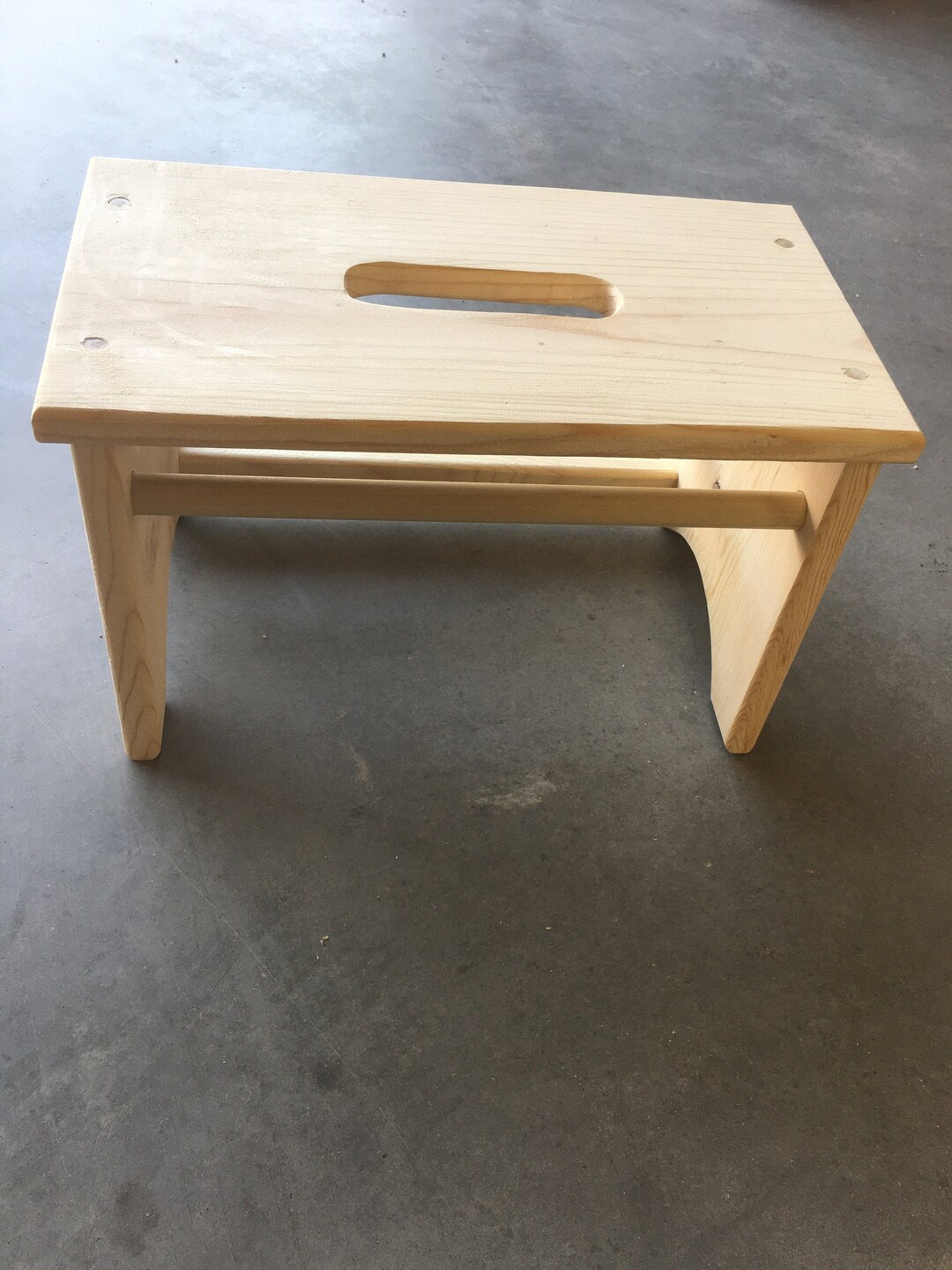 Child Step Stool, Wooden Step Stool, Step Stool, Handmade, Footstool ...